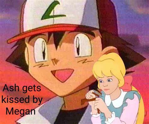Ash Gets Kisses By Megan By Stonekieran07 On Deviantart