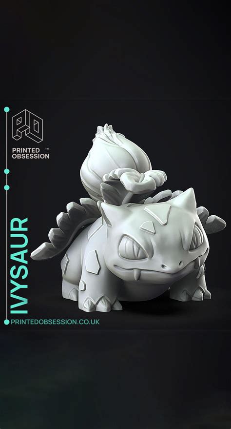 Ivysaur Pokemon Fan Art 3d Model By Printedobsession On Thangs