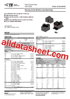 T9AV5D22-24 Datasheet(PDF) - TE Connectivity Ltd