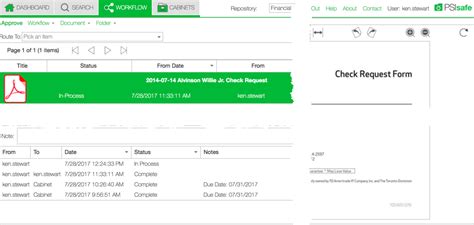Psisafe Web User Guide Workflow Tab Psigen Support Portal