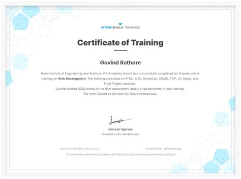 Govind Rathore On Linkedin Webdevelopment Html Css React Internshala Learningjourney