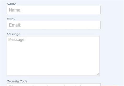 Create A Custom Contact Form With Captcha And Validations By Arb0na