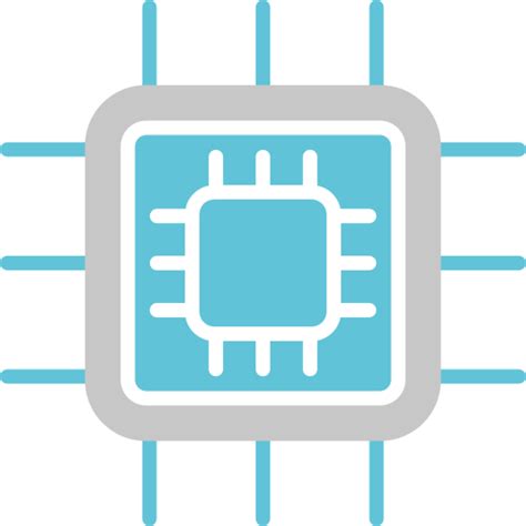Cpu Generic Blue Icon