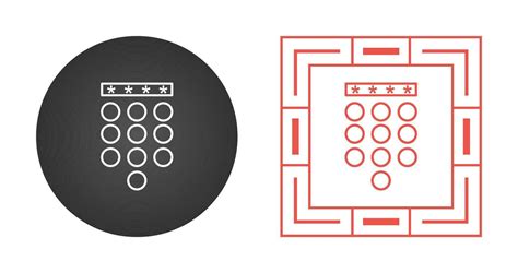 Passcode Lock Vector Icon 27356360 Vector Art At Vecteezy