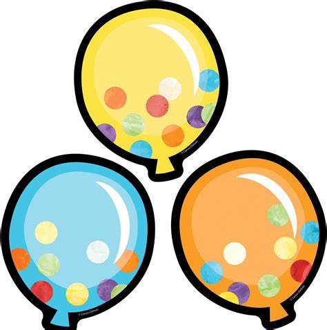 Celebrate Learning Balloons Cut Outs Mx Oficina Y Papelería