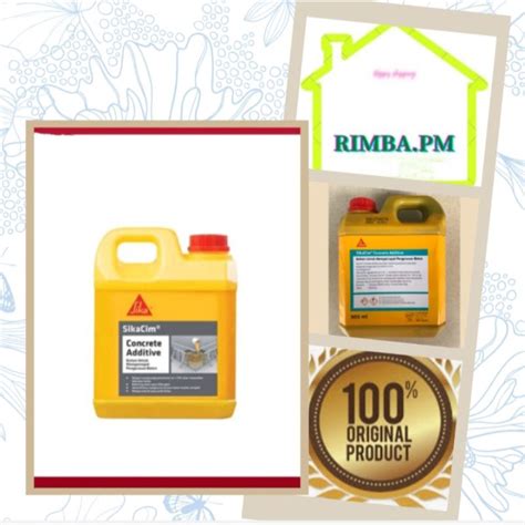 Jual SikaCim Concrete Additive 900 Ml Shopee Indonesia