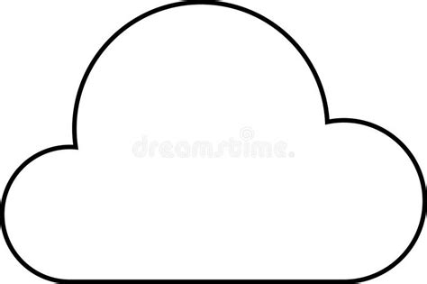 Clouds Line Vector Icon Storage Solution Ui Web Element Networking Databases Software Sign