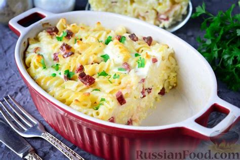 Рецепт Запеканка из макарон с колбасой на