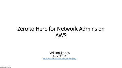 zero to hero for network admins on aws ppt