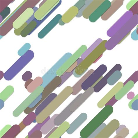 seamless abstract random rounded diagonal stripe background pattern