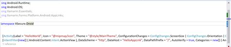 Xamarin App Linking Microsoft Qanda
