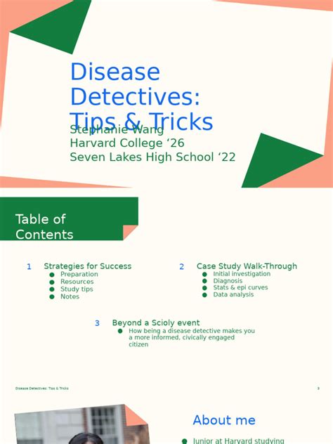 Scioly Disease Detectives Presentation Pdf Infection Epidemiology