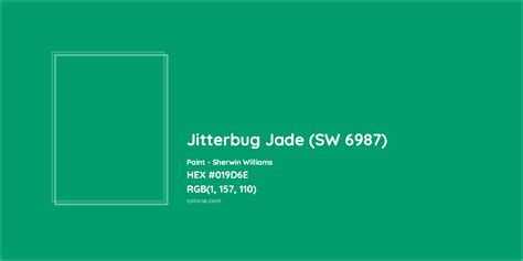 Sherwin Williams Jitterbug Jade Sw 6987 Paint Color Codes Similar Paints And Colors