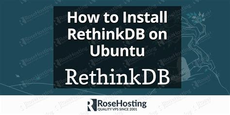 install rethinkdb on ubuntu 14 04 r linuxserversupport