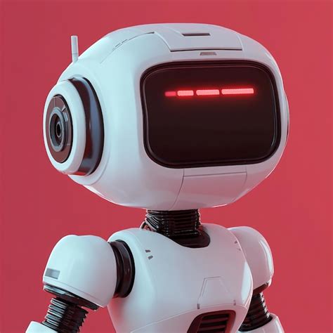 3d Robot With Lidar Icon Advanced Sensing Technology Illustration Logo Premium Ai Generated Image