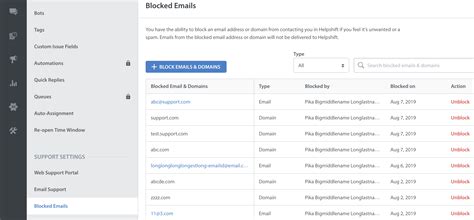 How Do I Block Email Domains Helpshift Knowledge Base Helpshift