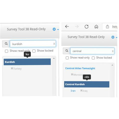 Incorrect Language Codes In Kurdish Dialectsnorthern And Central · Issue 98447