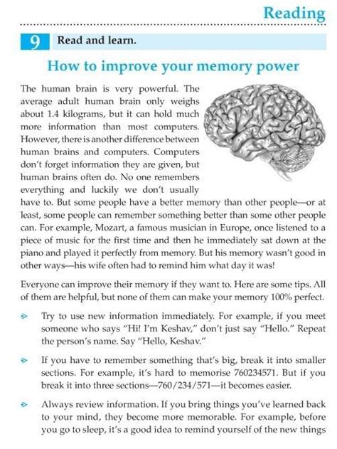 Improve Memory Power With English Reading And Comprehension