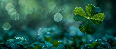 A Four Leaf Clover Is A Rare Variation Of The Common Three Leaf Clover