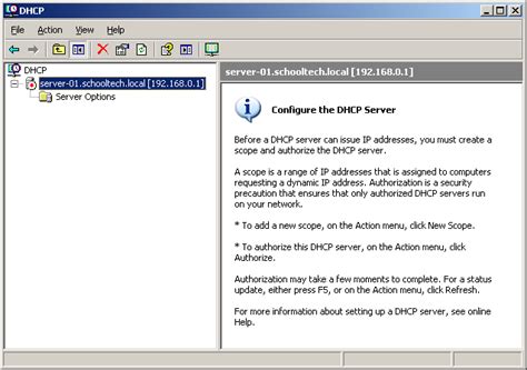 Adding Dhcp To Your Windows Server 2003 Uk