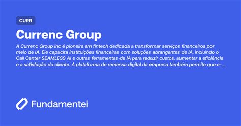 Curr Currenc Group Fundamentei