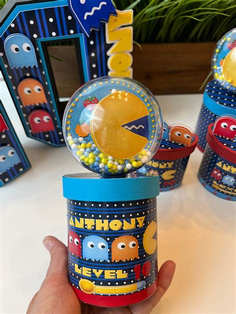 Pac Man Video Games Party Gamer Birthday Gamer Favors Etsy Artofit