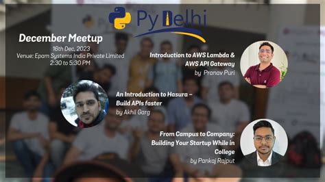 Pydelhi On Linkedin Join Us At Our Meetup For A Fun Day Of Networking