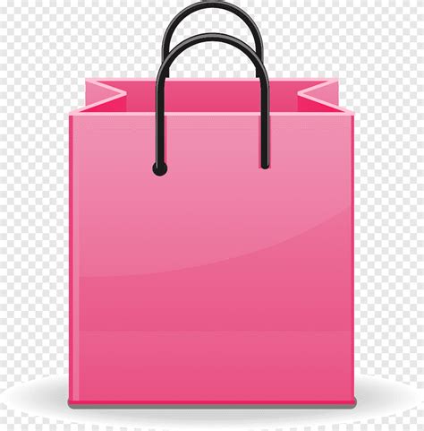 무료 다운로드 분홍색 종이 봉지 그림 재사용 가능한 쇼핑백 선물 가방 직사각형 액세서리 Png Pngegg