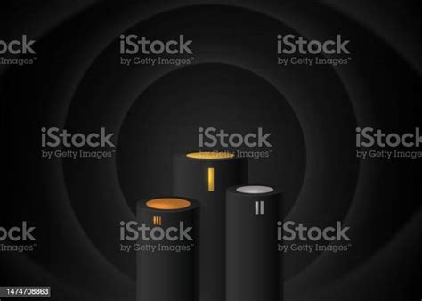 무대 우승자 연단 현실적인 벡터 3d 그림 0명에 대한 스톡 벡터 아트 및 기타 이미지 0명 1위 3차원 형태 Istock