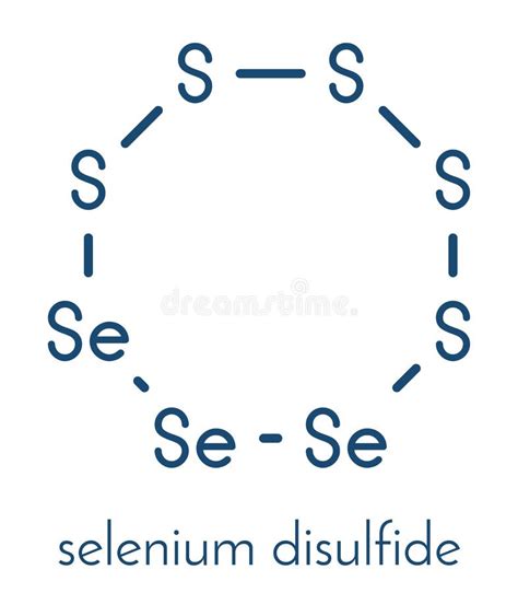 Selenium Disulfide Dandruff Shampoo Active Ingredient Molecule