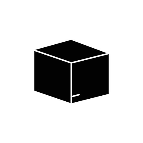 Box Icon Solid Icon Style Suitable For Packaging Icon Simple Design