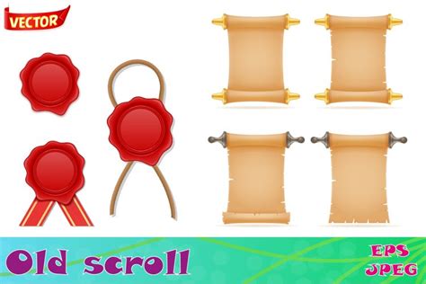 Old Paper Scroll Vector Illustration