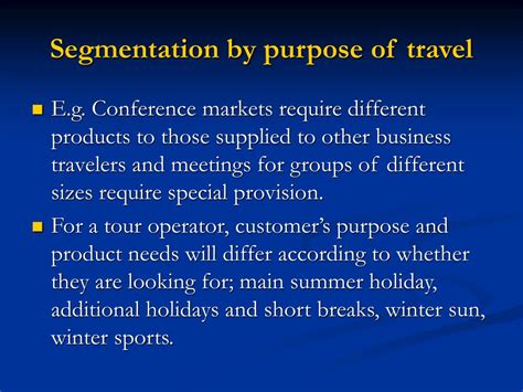 Ppt Market Segmentation Targeting And Positioning For Travel And Tourism Powerpoint
