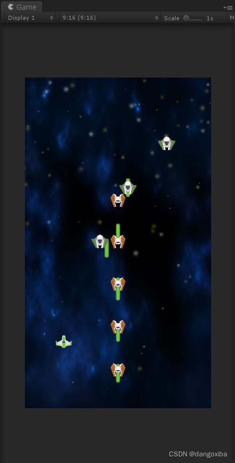 【unity2d入门教程】简单制作战机弹幕射击游戏⑤c 编写 背景滚动移动以及增加粒子特效 csdn博客