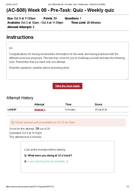 AC S08 Week 08 Pre Task Quiz Weekly Quiz Ingles III 19636 5 10 22 22 37 AC S08 Week