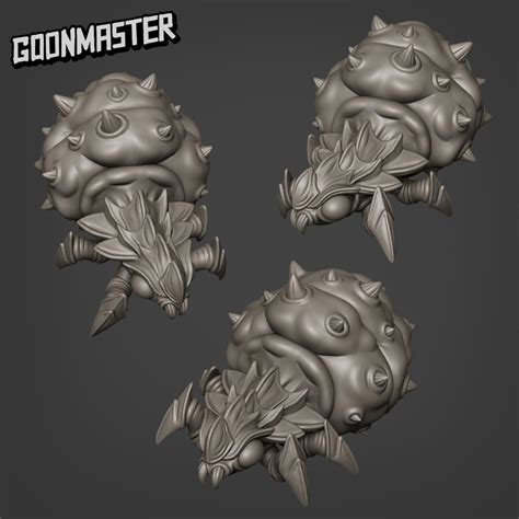 3d Printed Miniature Exploding Bugs Goon Master Games Dandd 28mm