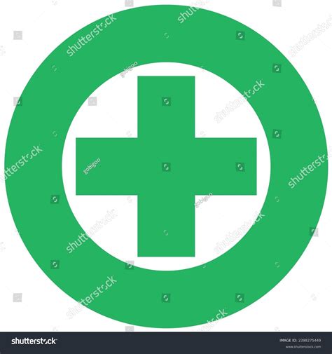 First Aid Sign Emblem Sticker Stock Vector Royalty Free 2398275449