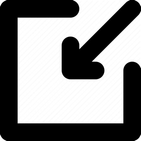 Arrow Direction Download Minimize Navigation Pointer Sign Icon Download On Iconfinder