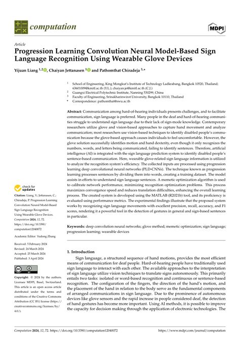 Pdf Progression Learning Convolution Neural Model Based Sign Language Recognition Using