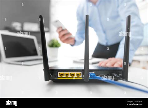Wifi Router Table Hi Res Stock Photography And Images Alamy