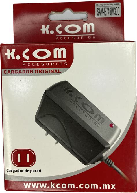 Cargador Kcom F250 Movacc