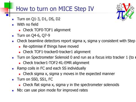 how to turn on mice step iv ppt download