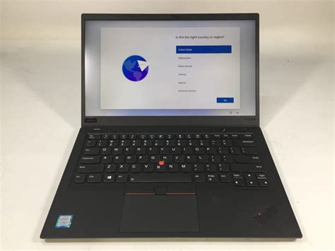 Lenovo ThinkPad X1 Carbon 6th Gen - i7-8550U @ 1.80GHz - 16GB - 500GB ...