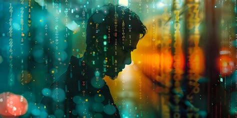 Premium Photo A Programmer Coding With Data Centers In The Background