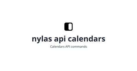 Nylas Api Calendars Fig