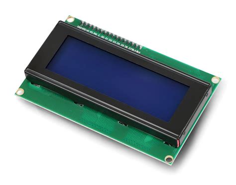 Lcd Display 4x20 Characters Blue I2c Lcm1602 Botland Robotic Shop
