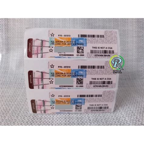 Jual Sql Server 2019 Standard 48 Core Included User Cal Life Time Duration Shopee Indonesia