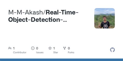 Github M M Akash Real Time Object Detection Distance Measurement System