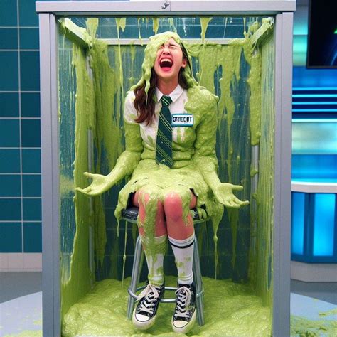 Woman Gets Slimed In A Gunge Tank by messysexy on DeviantArt