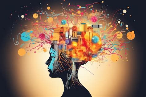 Premium Ai Image Synaptic Symphony An Abstract Representation Of Cognitive Function